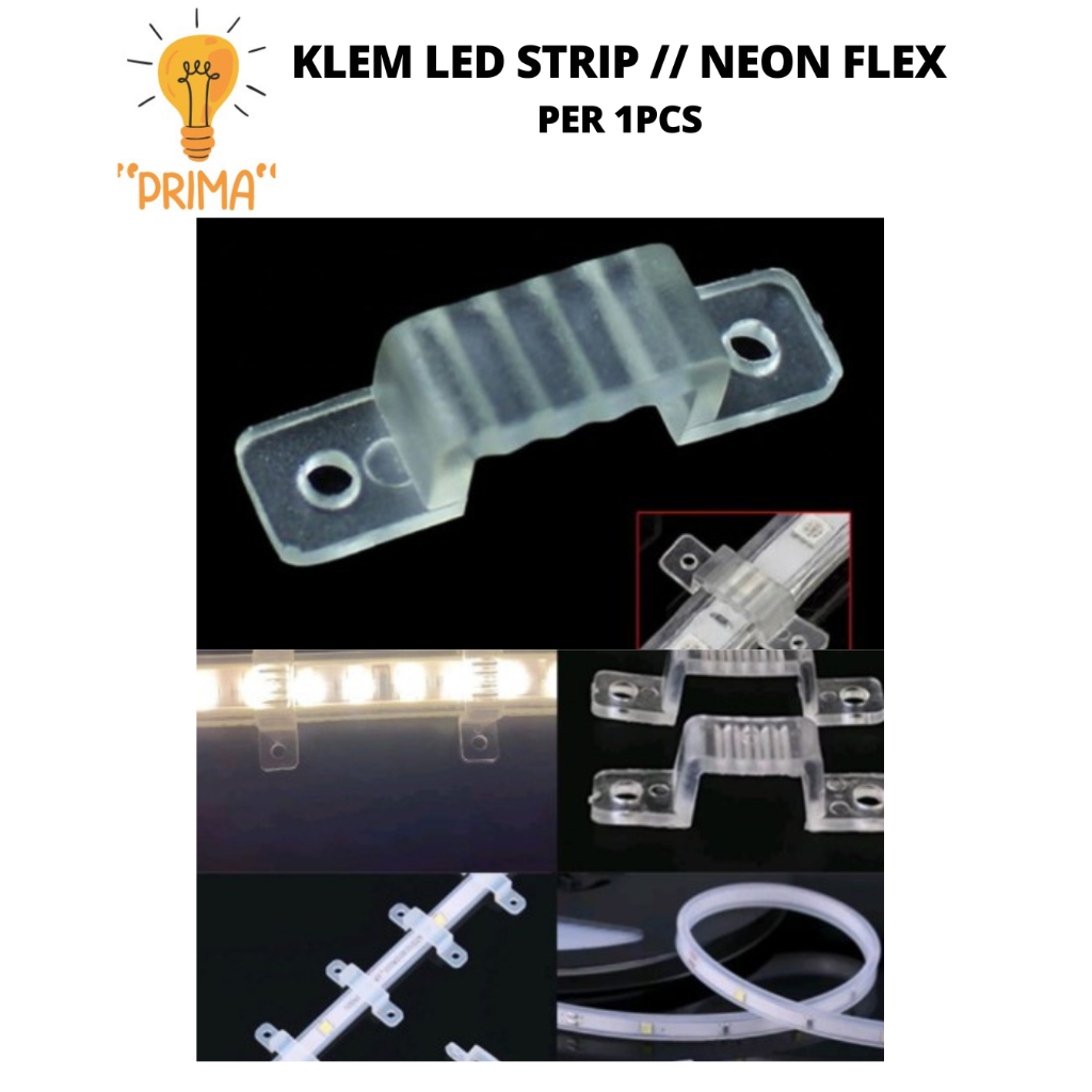 Jual Klem Led Strip Selang Bening 220V 2835 / 5050 - PER 1PCS | Shopee ...