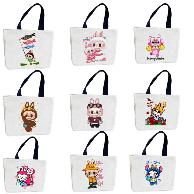 Jual Labubu Totebag wanita cute tas labubu viral | Shopee Indonesia