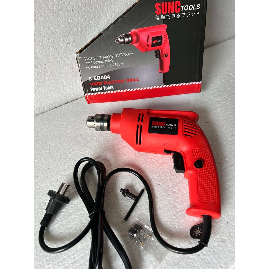 Jual Mesin Bor Listrik Tangan 10mm Electric Drill SUNC | Shopee Indonesia