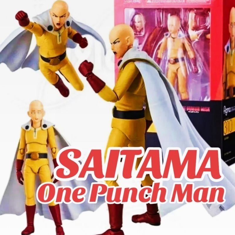 Jual SAITAMA ONE PUNCH MAN Action Figure Figma 310 Saitama Sensei Figure | Shopee Indonesia