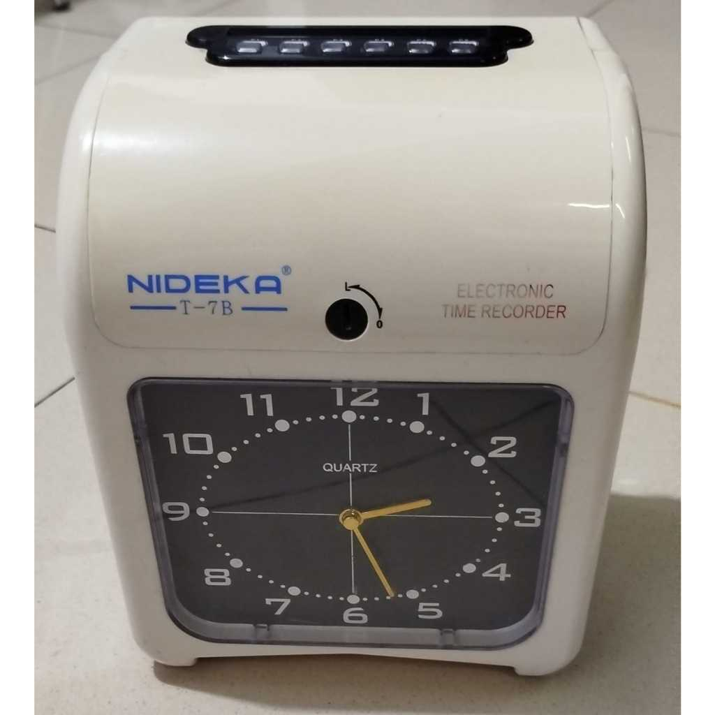 Jual Mesin Absensi Ceklok Nideka 7b | Shopee Indonesia