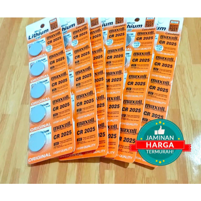 Jual HARGA 1 BIJI Battery cr2025 | HARGA 1 BIJI baterai cr2025 ...