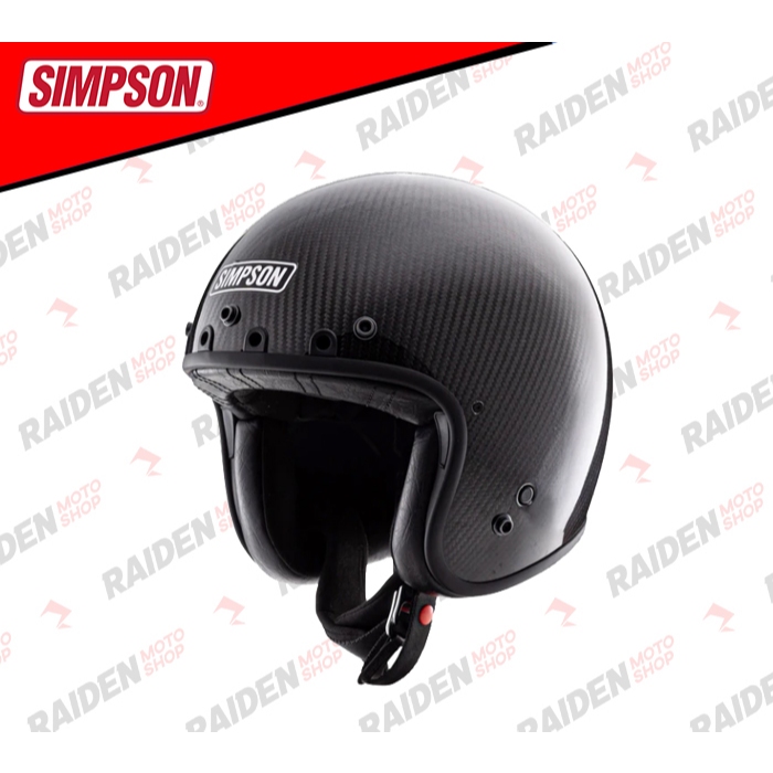 Jual Simpson Chopper Carbon Gloss Helmet | Shopee Indonesia