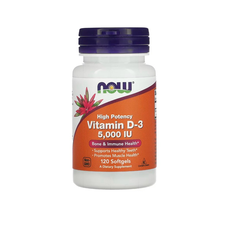 Jual Now Foods D3 5000IU / 10000IU (120/240 softgels), Vitamin D3, Vitamin Tulang, Imun Tubuh ...