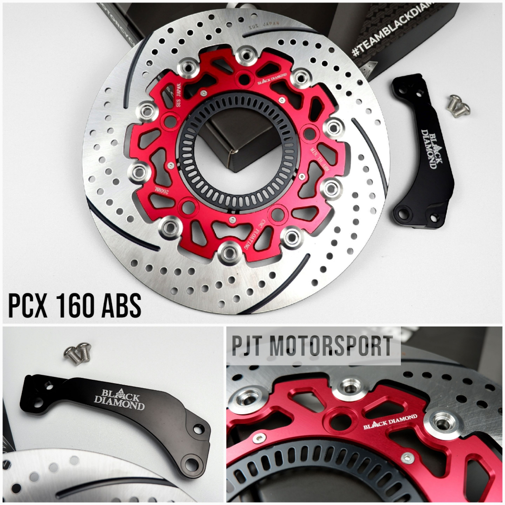 Jual Disc Piringan Cakram Depan BLACK DIAMOND Honda PCX 160 ABS / NON ...