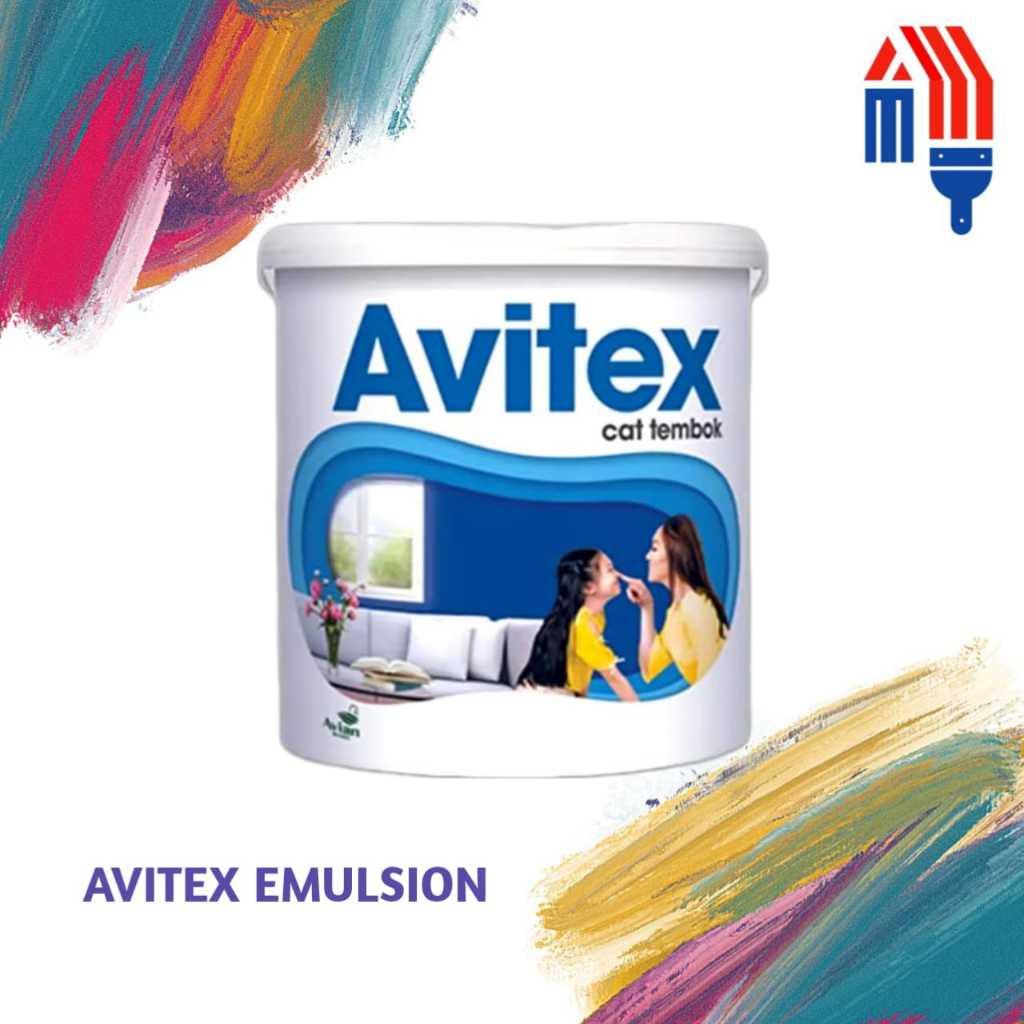 Jual Cat AVITEX EMULSION 5 kg / Cat Tembok dan Plafon Gypsum AVITEX ...