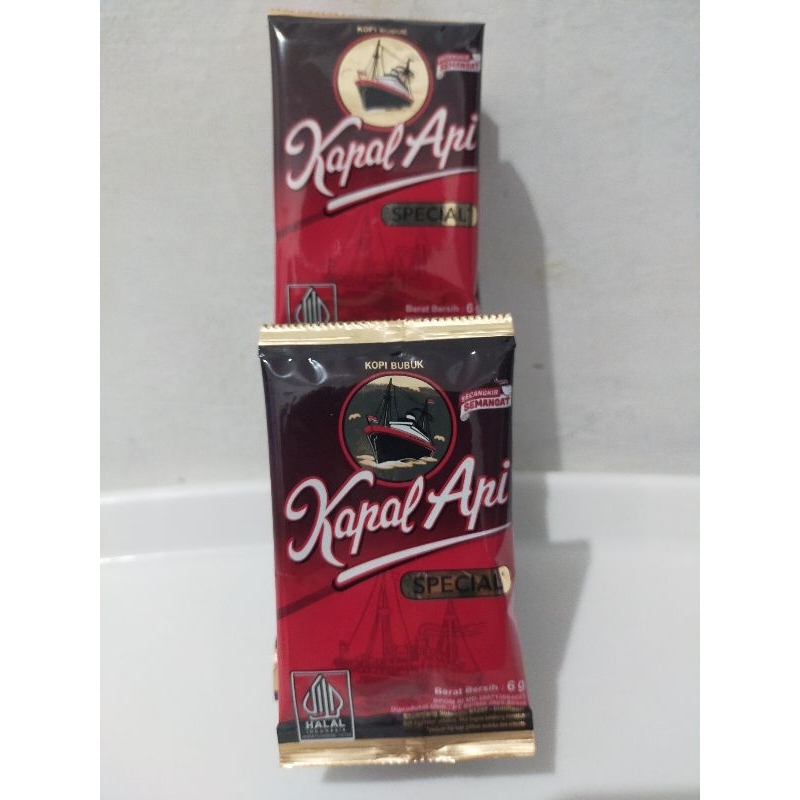 Jual KOPI BUBUK KAPAL API SPECIAL SACHET 6gr x 10 | Shopee Indonesia