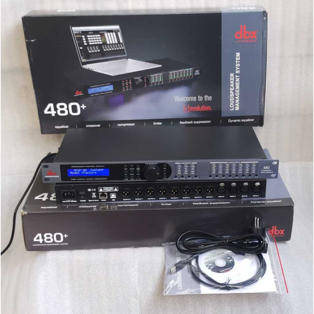 Jual Driverack DLMS DBX 480+ 480 Plus Grade A 4in 8out Management Speaker Bisa Konek Laptop ...