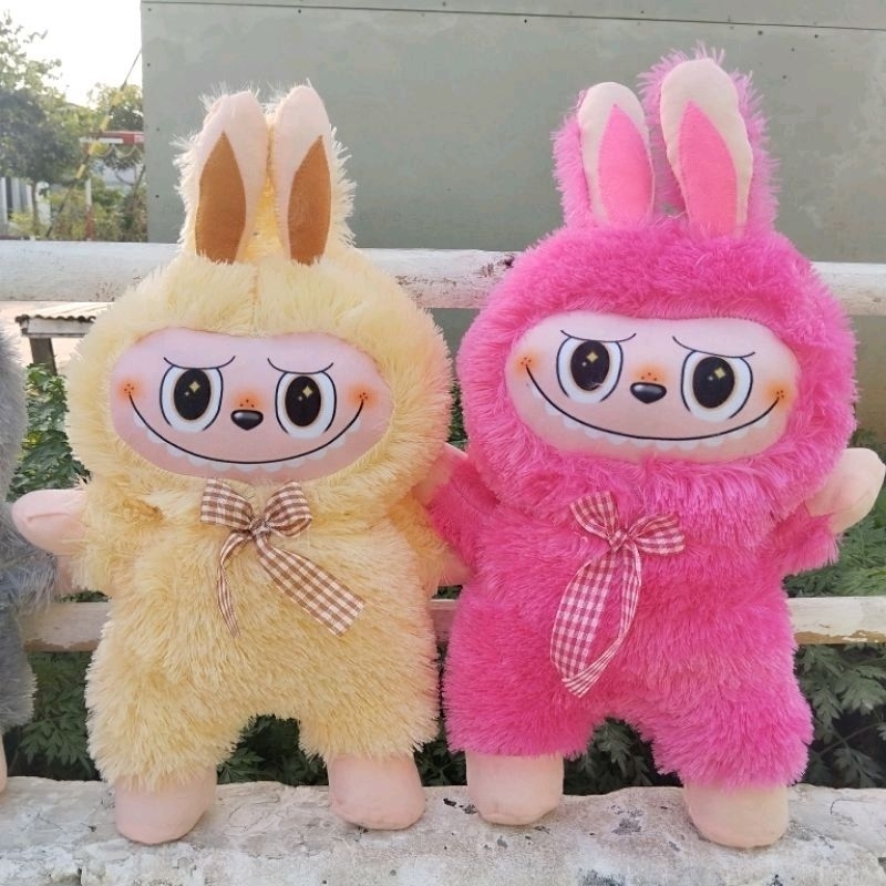 Jual Boneka LABUBU TERBARU Size M TERMURAH Bahan Rasfur Lembut Dan ...