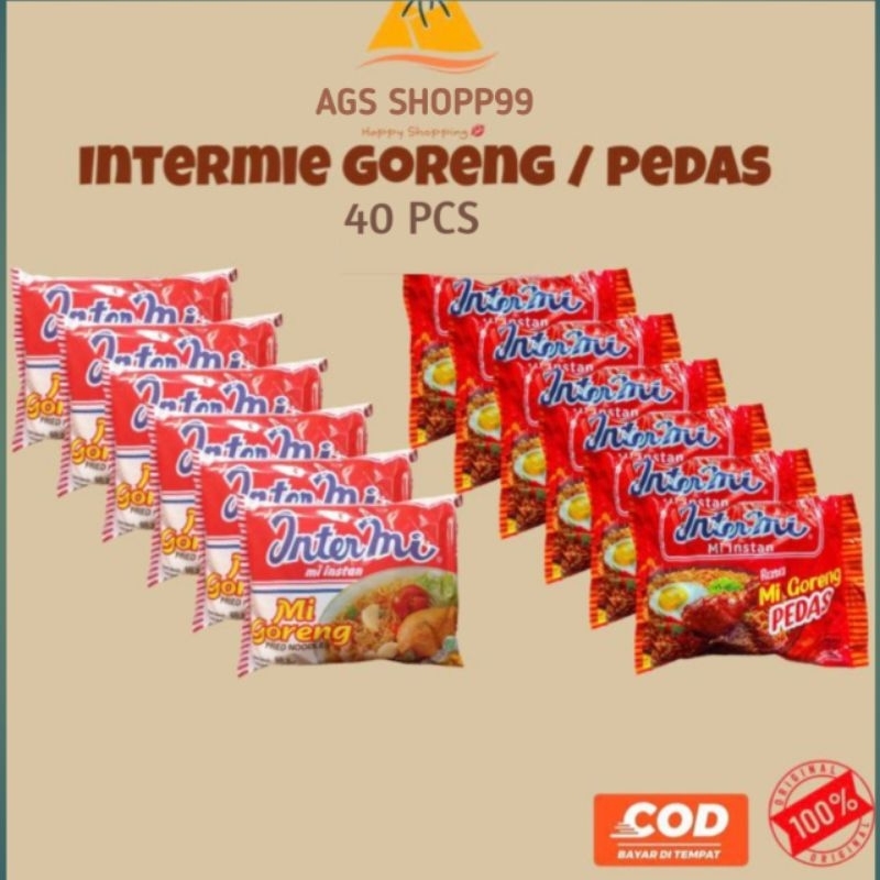 Jual Intermi Goreng Pedas | Intermi Goreng Original 1Dus isi 40pcs ...