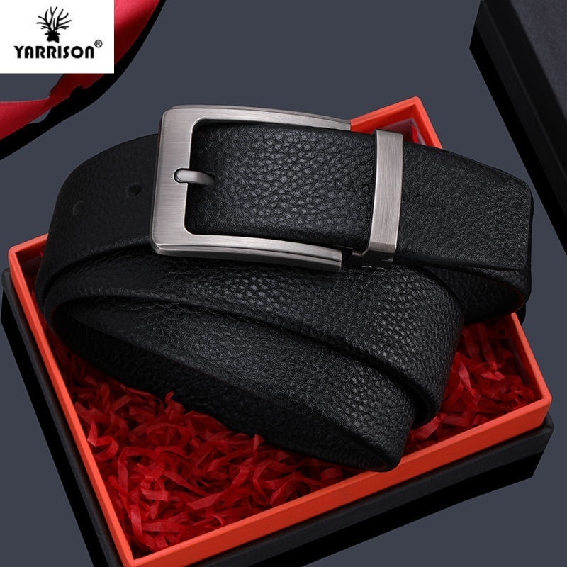 Jual YARRISON Sabuk Pria Fashion Pin Gesper Sabuk Kulit Asli Sabuk ...