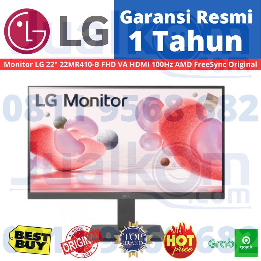 Jual Monitor LG Monitor 22MR410-B 21.45'' Full HD Display with AMD FreeSync RESMI | Shopee Indonesia