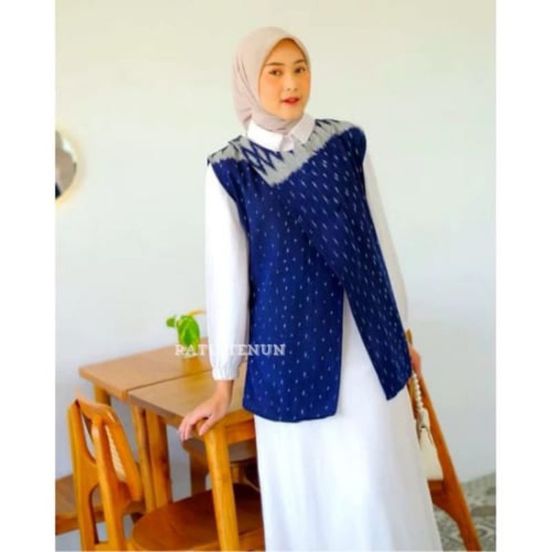 Jual Vest Tenun Original/ Rompi Tenun Asli - Baju Tenun Atasan - Outer ...