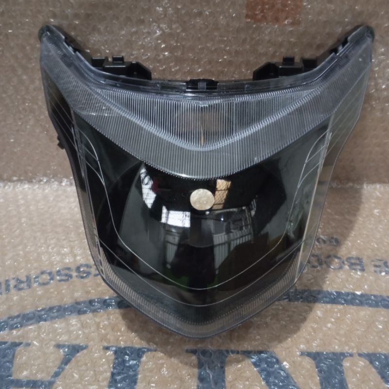 Jual Reflektor Plus Mika Lampu Depan Honda Beat Pop Custom Hitam Smoke ...