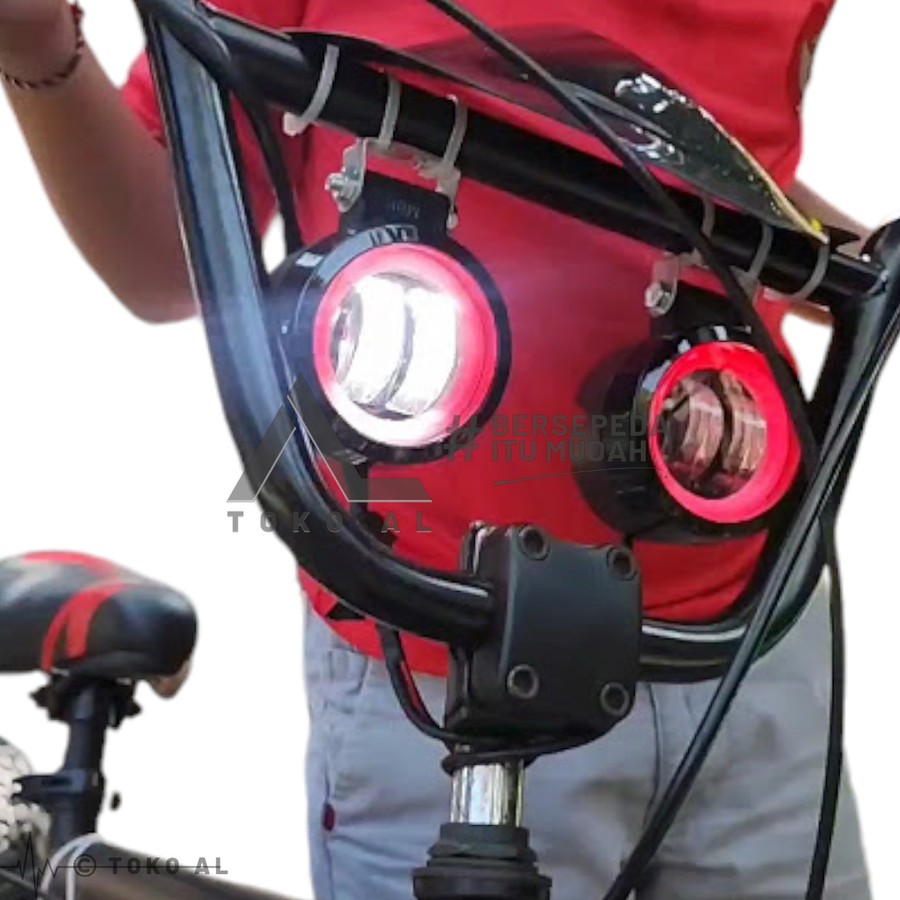 Jual Lampu Depan Sepeda BMX Hedon Biled Daymaker LED Warna | Shopee ...