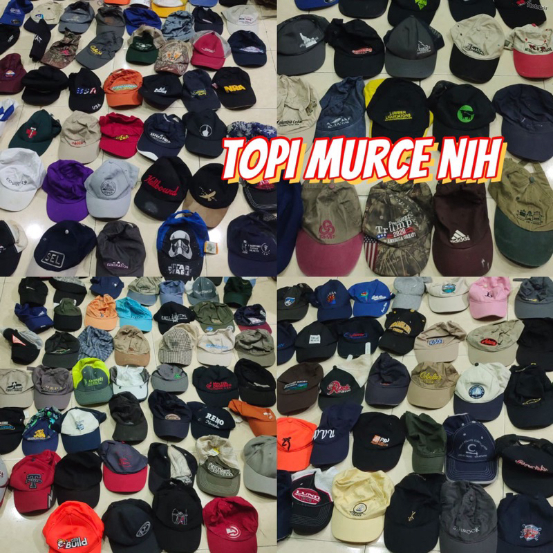 Jual TOPI SECOND BRANDED MURCE | Shopee Indonesia