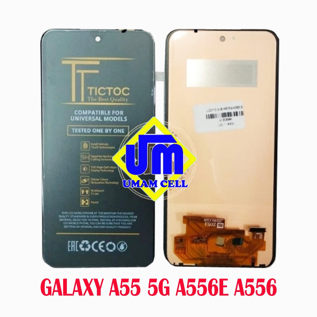 Jual LCD TOUCHSCREEN SAMSUNG GALAXY A55 5G A556E A556 BLACK TICTOC ...