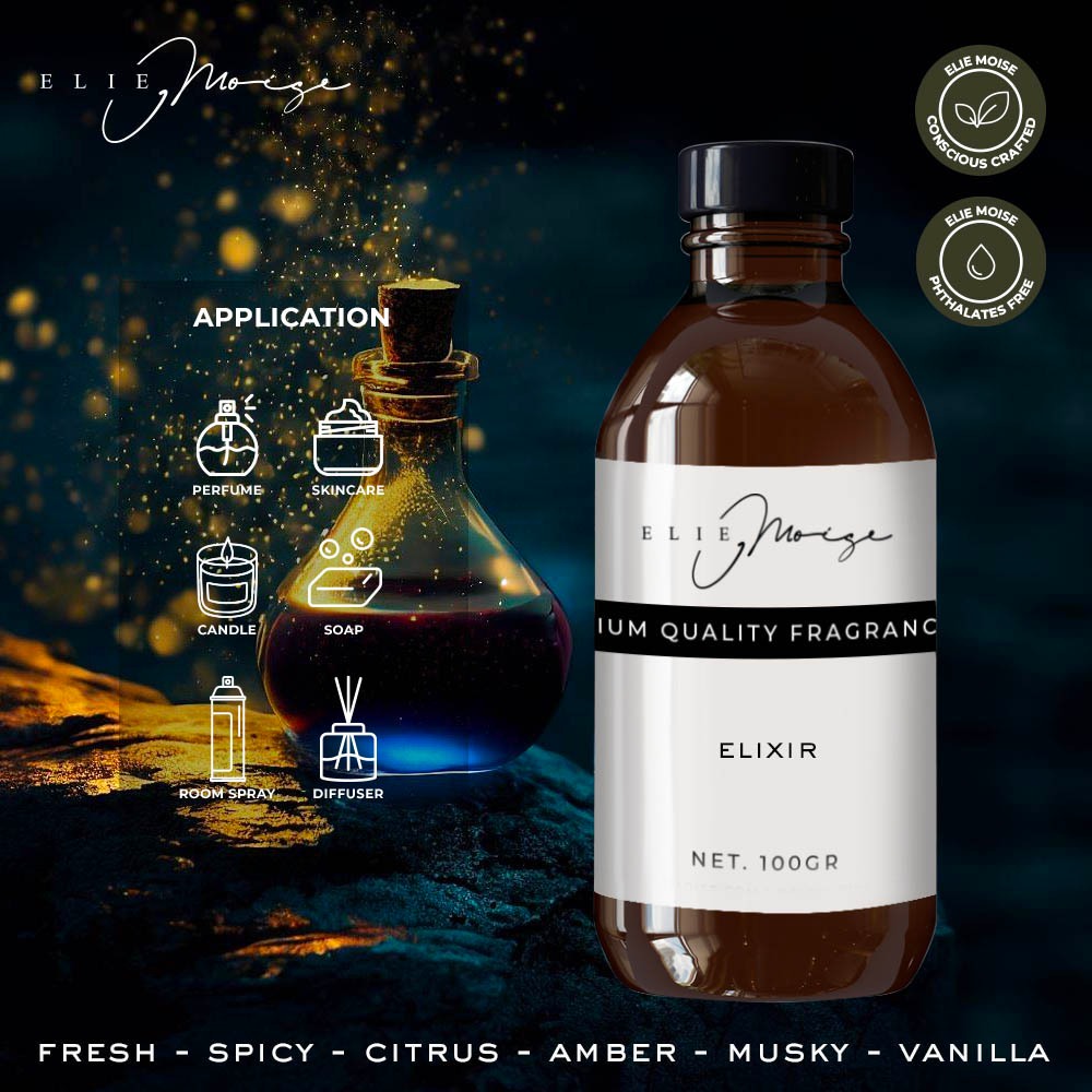 Jual Elixir Fine Fragrance Oil - Premium Fragrance Oil for Candle Reed ...