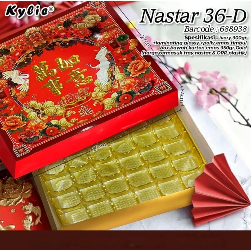 Jual Box nastar sekat imlek 36 hole box nastar cny dus kue imlek (5set ...