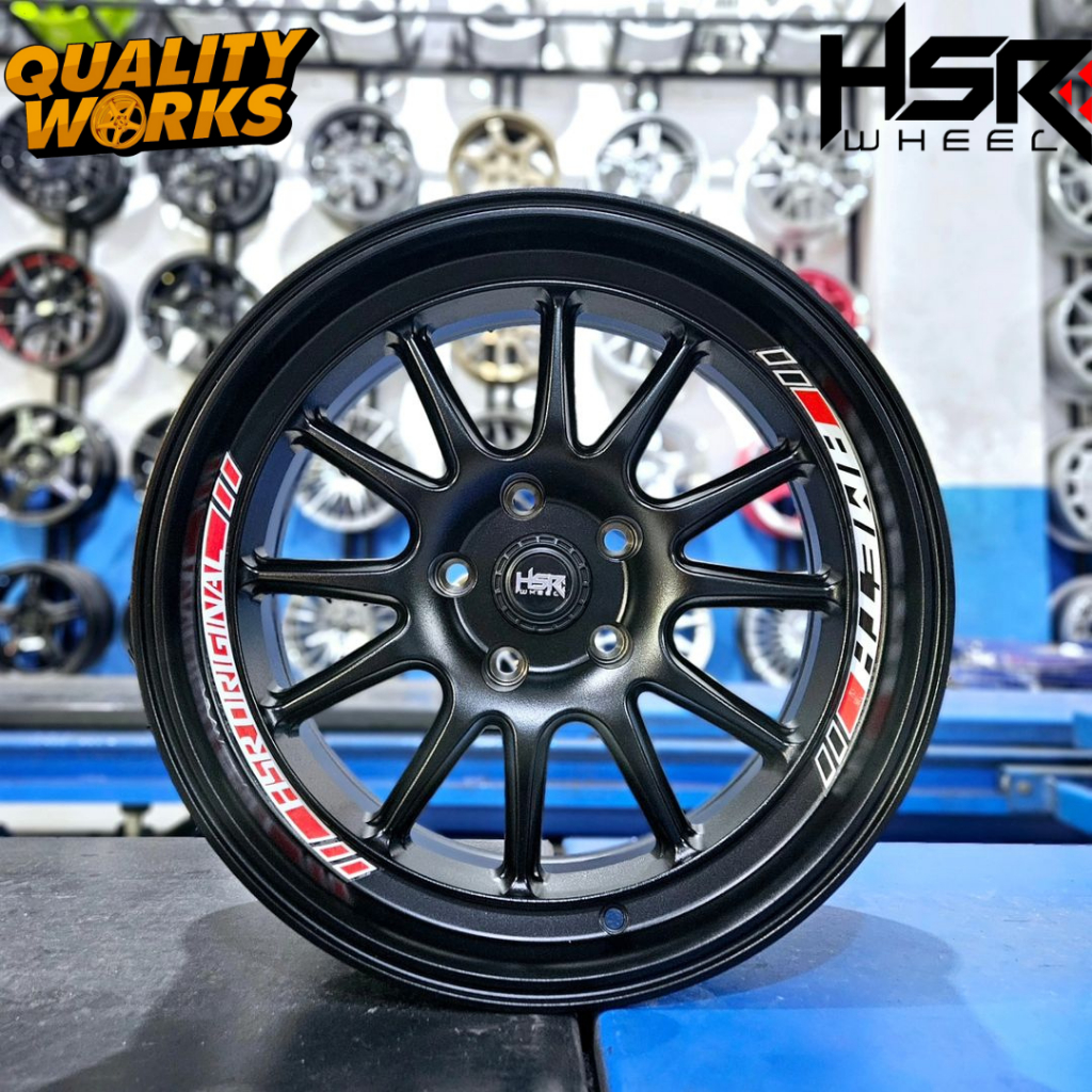 Jual Velg Hsr Terbaru Ring 17 Model Venom Velek Hsr Ameth R17 Lebar 8,5 Pcd 5x114,3 Sandy Black ...