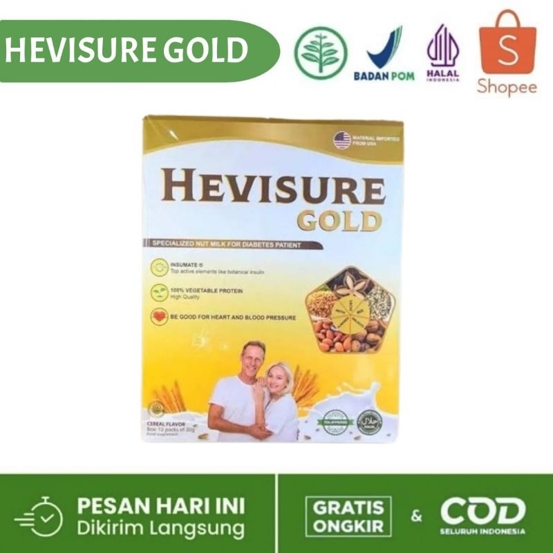 Jual Hevisure Gold Susu Diabetes Original USA BPOM | 1 Box | Shopee ...