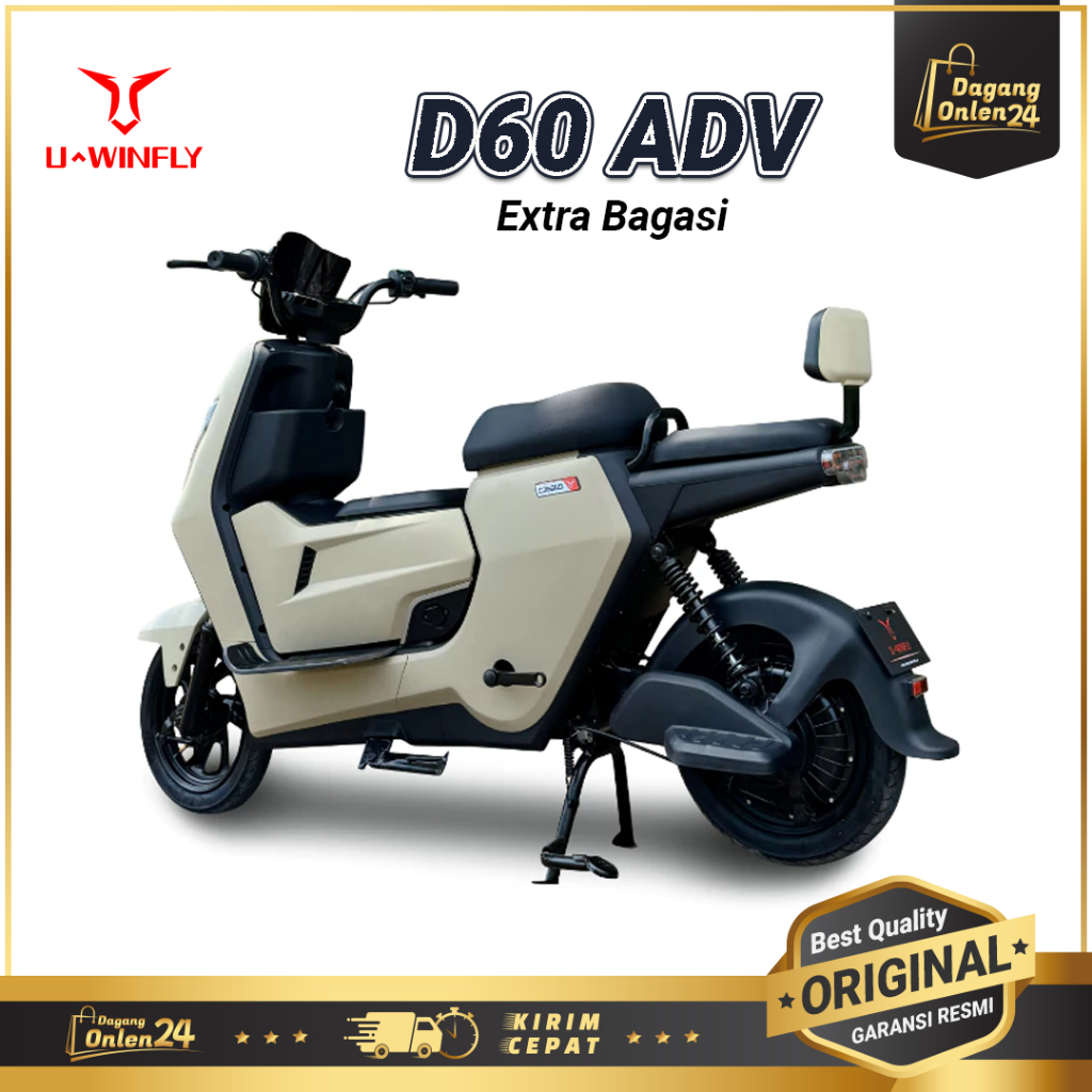 Jual Sepeda Listrik Uwinfly D60 ADV Extra BOX 450watt Sepedah Listrik Murah Berkwalitas Garansi ...