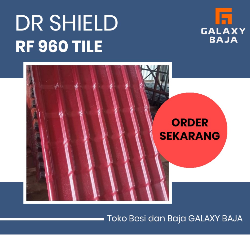 Jual DR SHIELD UPVC RF 960 TILE | GENTENG UPVC | Shopee Indonesia