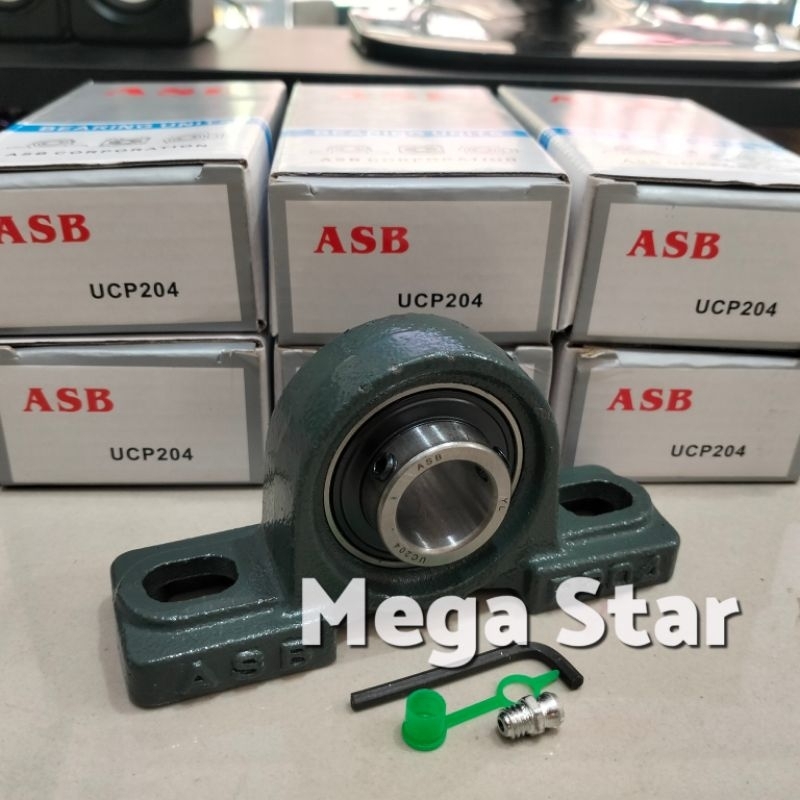 Jual BEARING UCP 204 / UCP204 ( as 20mm ) ASB asli | Shopee Indonesia