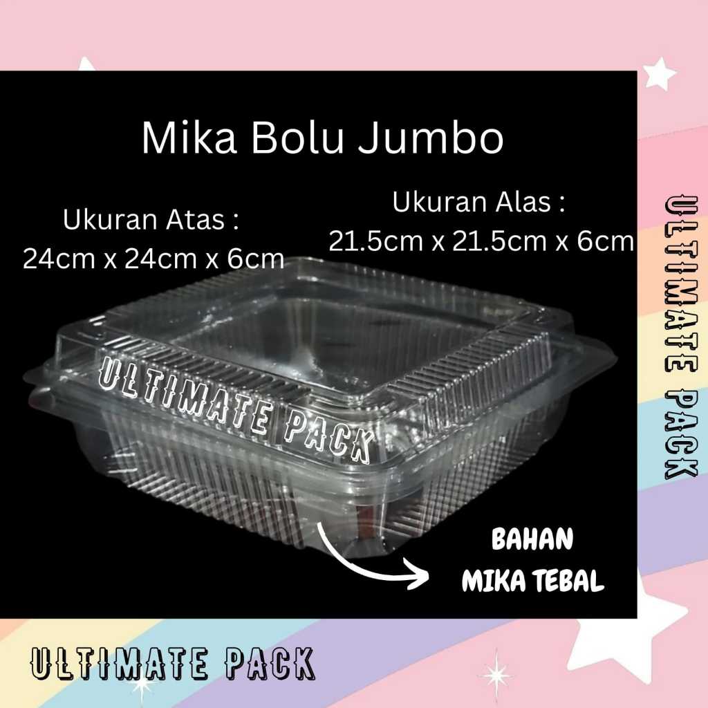 Jual Mika Kue jumbo (10pcs)Mika Bolu Jumbo Mika Nasi Kuning Mika Cake ...