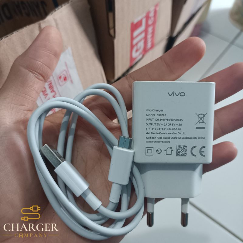 Jual Charger Vivo series V 100% ORIGINAL Micro USB 18 Watt Micro FAST ...