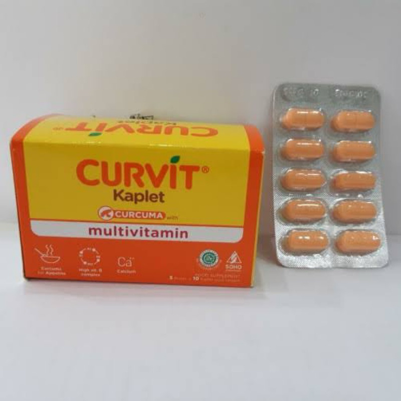 Jual Curvit tablet (perstrip) | Shopee Indonesia