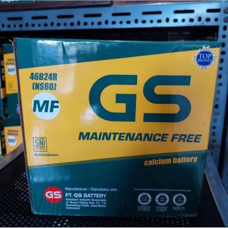 Jual Aki kering GS ASTRA NS60 (46B24R) | Shopee Indonesia