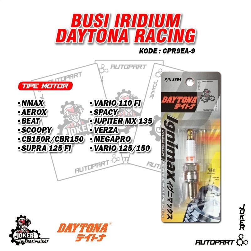 Jual Busi Daytona Nmax Aerox Lexi Karisma Revo Kirana Double Iridium ...