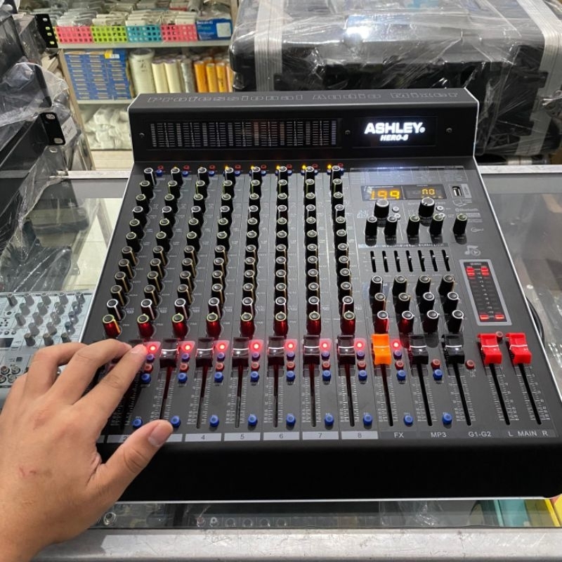 Jual Ashley Hero 8 Mixer Ashley 8 chanel edit A&B | Shopee Indonesia