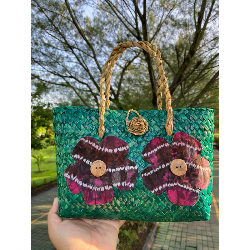 Jual TAS PURUN ANYAMAN SASIRANGAN KHAS KALIMANTAN SELATAN 003 | Shopee ...