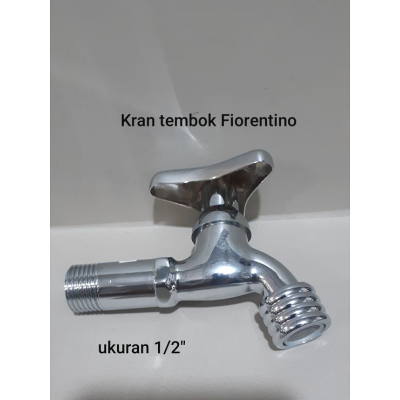 Jual Kran air 1/2" Fiorentino kran tembok galvanis 1/2" | Shopee Indonesia