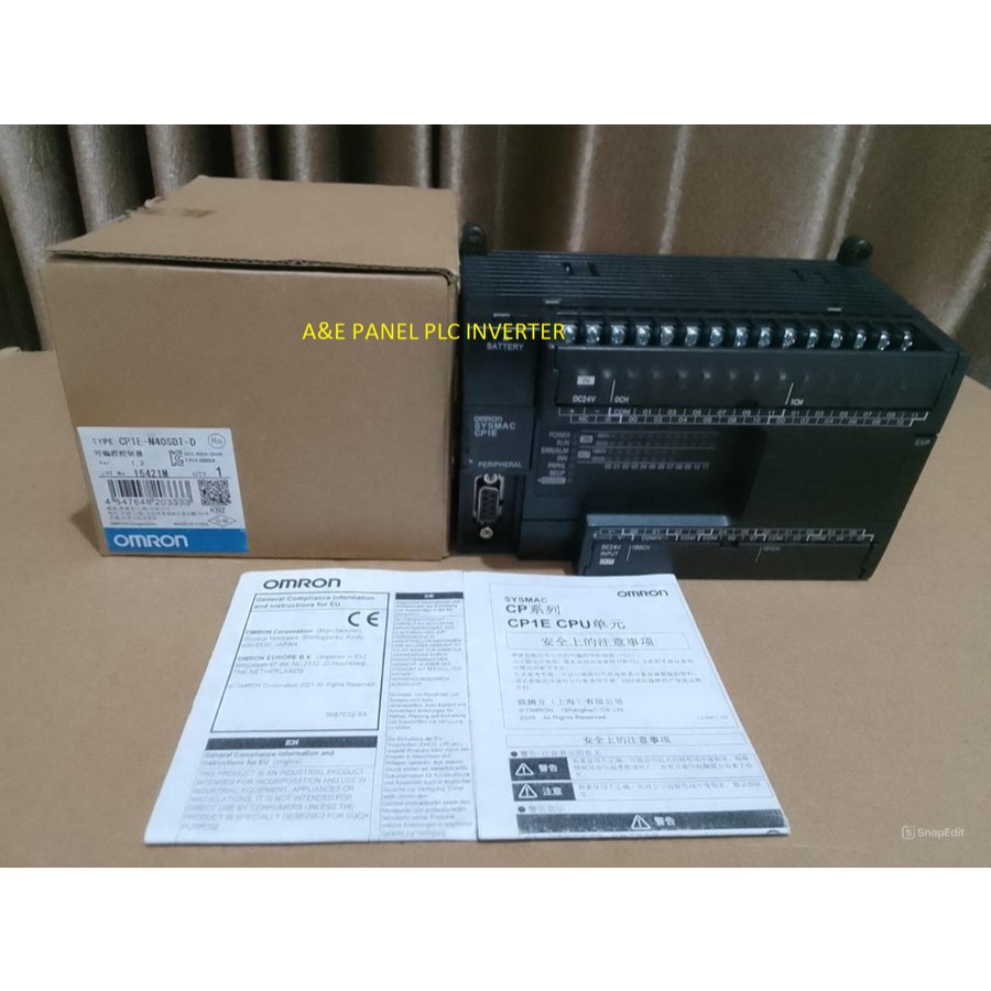 Jual CP1E-N40SDT-D PLC Omron CP1E-N40DT-D 40io transistor | Shopee Indonesia