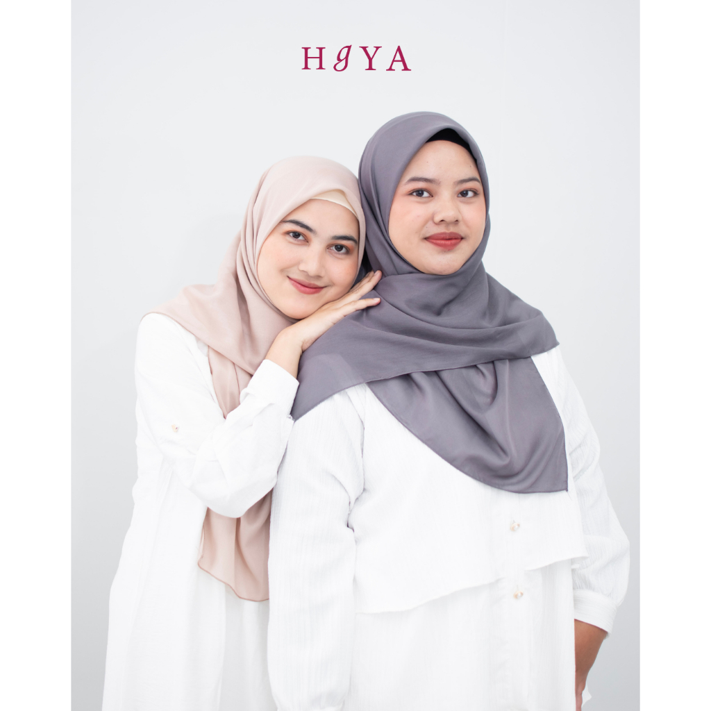 Jual Hgya Hijab - Aeza Hijab Square Polos Premium Kerudung Segi Empat Polos 110 x 110 Cm ...