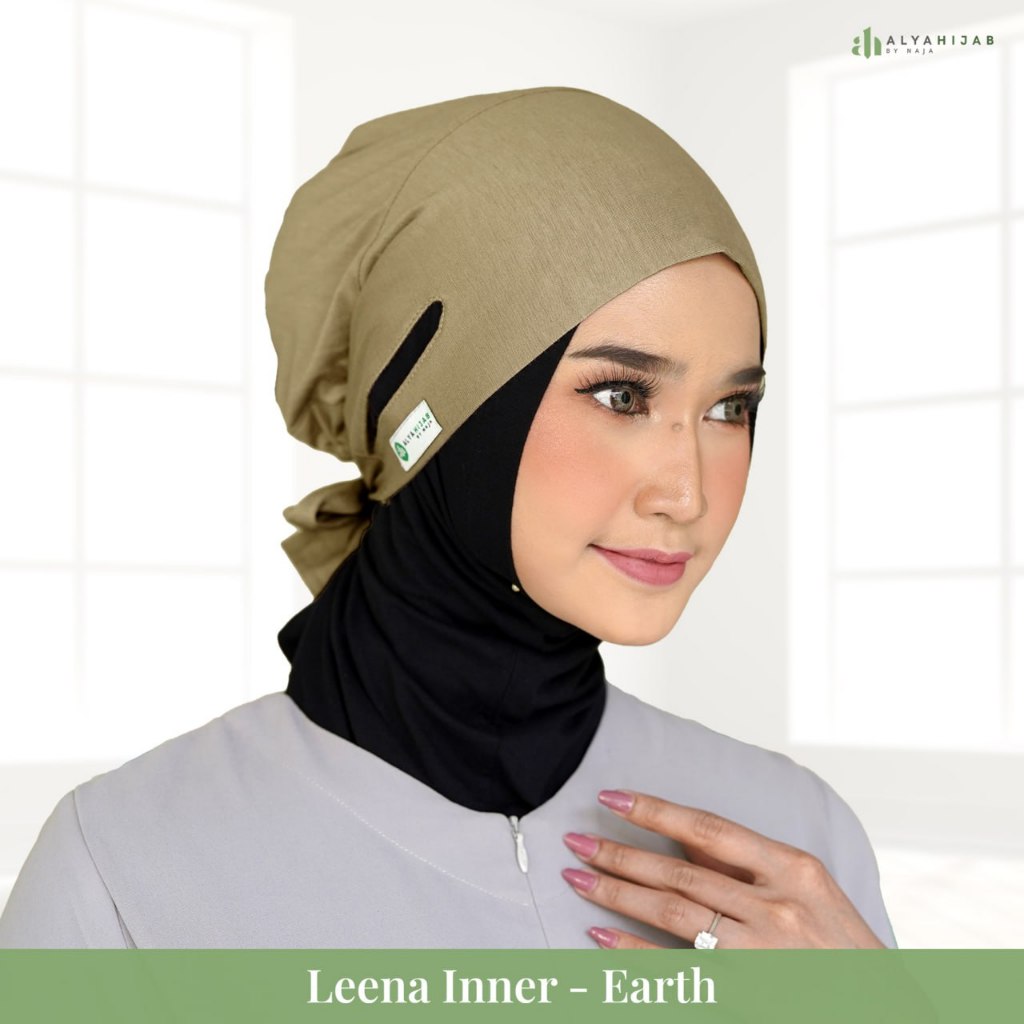 Jual ALYAHIJAB - Leena Inner | Inner Hijab dengan lubang telinga ...