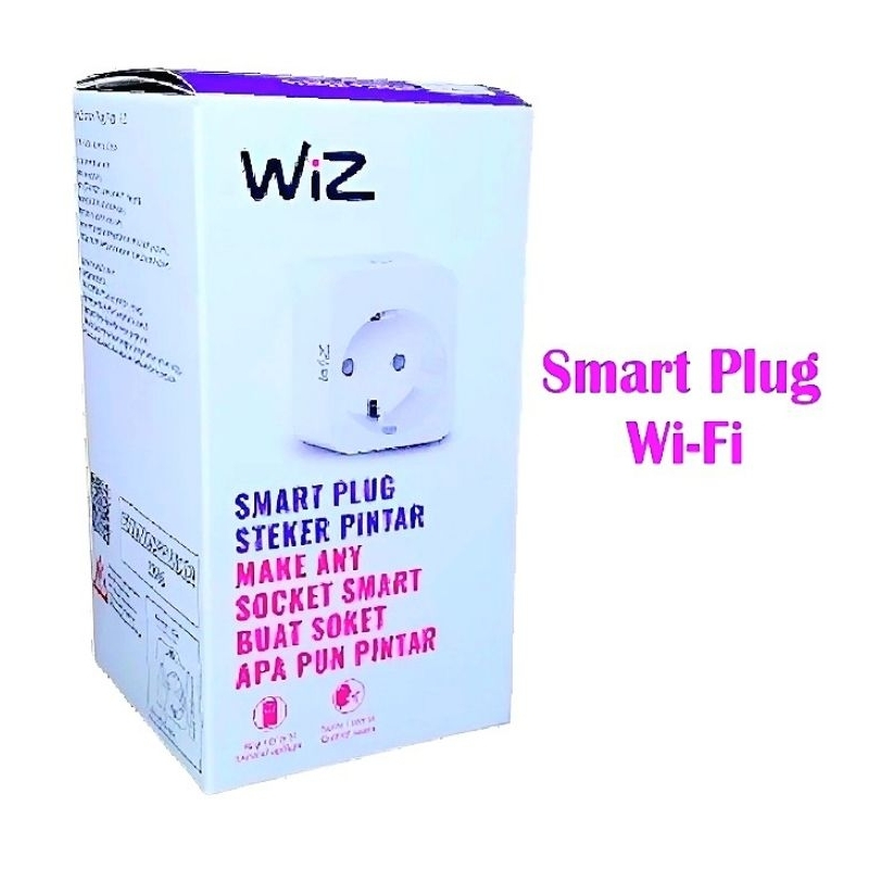 Jual WiZ Smart Plug WiFi Wireless Colokan Listrik stop kontak | Shopee Indonesia