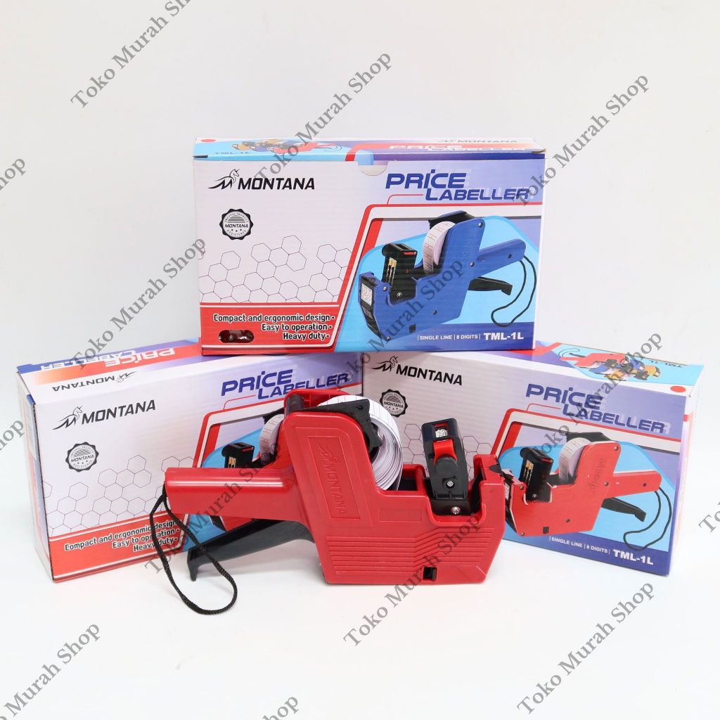 Jual Price Labeller Mesin Label Harga Montana TML-1L 8 Digit 1Line Alat ...