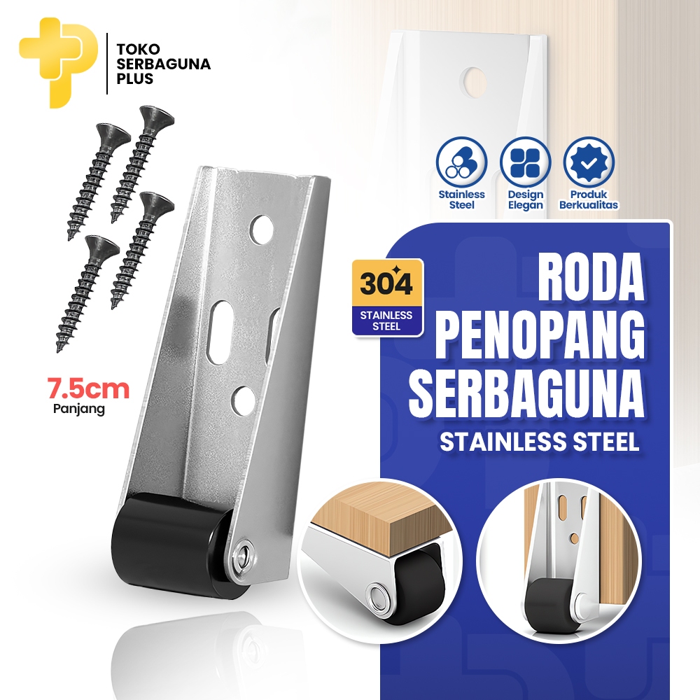 Jual Roda Penopang Bawah Pintu Meja Portable Roller Sliding Door Bottom ...