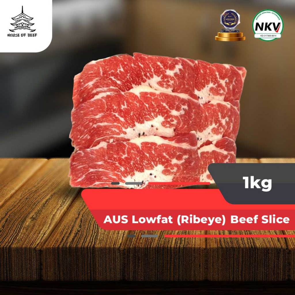 Jual Daging Sapi AUS Rendah Lemak Lowfat Sliced Beef | Shabu Beef Iris ...