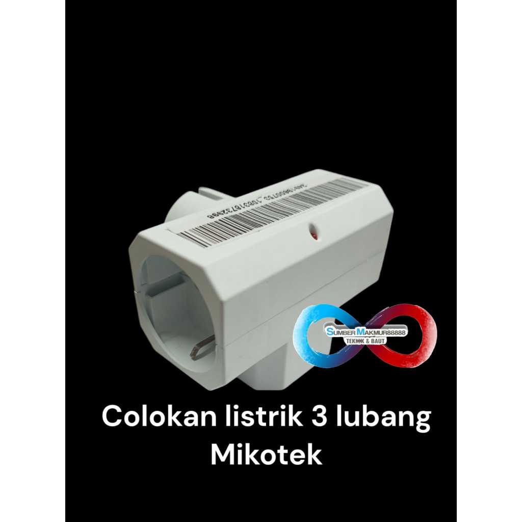Jual MIKOTEK Steker T Arde 3 Lubang / Colokan 3 Lubang | Shopee Indonesia