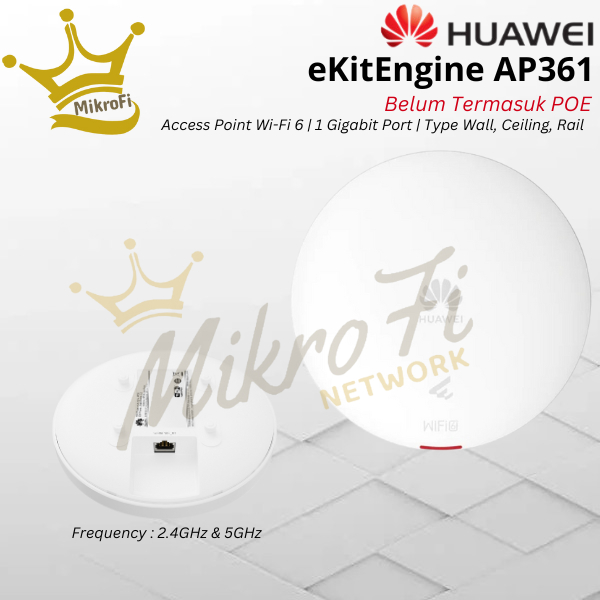 Jual Huawei eKitEngine AP361 | Wi-Fi 6 802.11ax Indoor Ceiling access point MIMO AP wifi dual ...