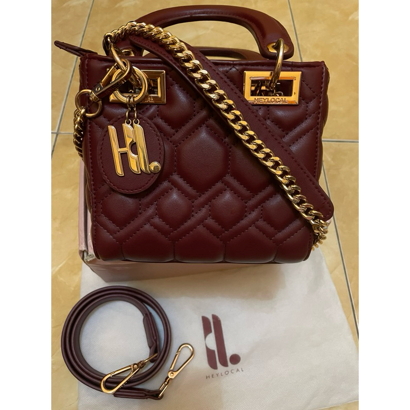 Jual Preloved Tas bloom bag heylocal mini warna magnolia | Shopee Indonesia