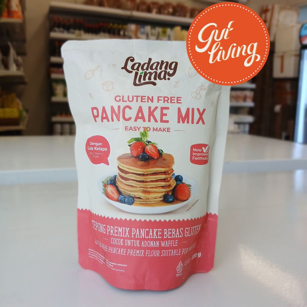 Jual Tepung Pancake Mix Gluten Free Ladang Lima | Shopee Indonesia