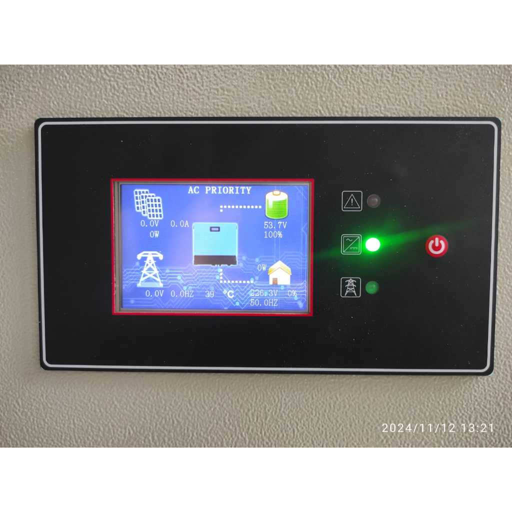 Jual Inverter hybrid trafo low frequency 6KVA with ATS Charging grid ...