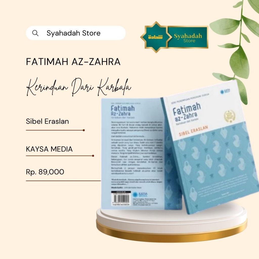 Jual BUKU NOVEL FATIMAH AZ-ZAHRA KERINDUAN DARI KARBALA | Shopee Indonesia