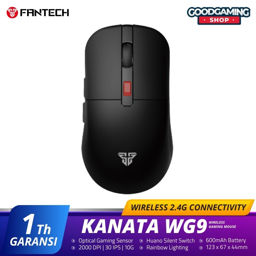 Jual Fantech KANATA WG9 | WG-9 Mouse Gaming Wireless RGB Macro | Shopee ...